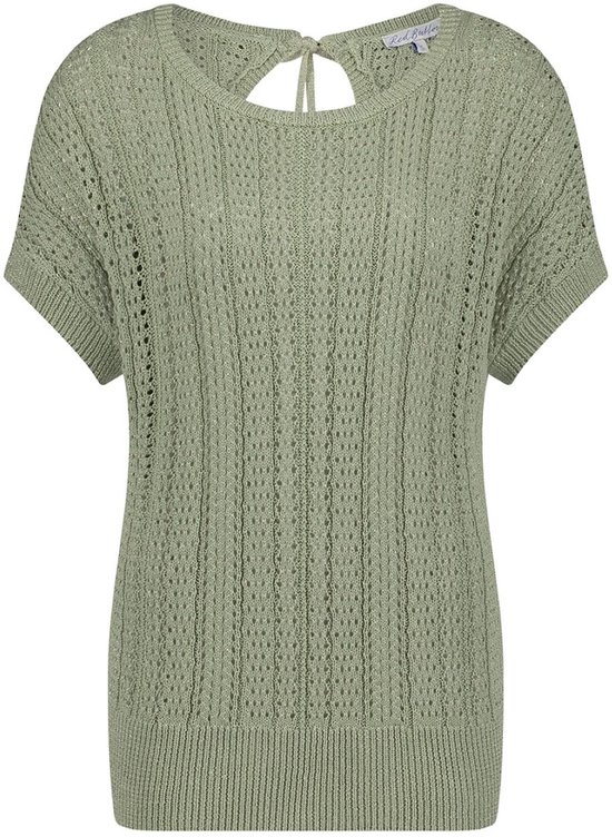 Red Button T-shirt Jerry Lurex Ajour Srb4460 365 Summer Sage Dames Maat ...