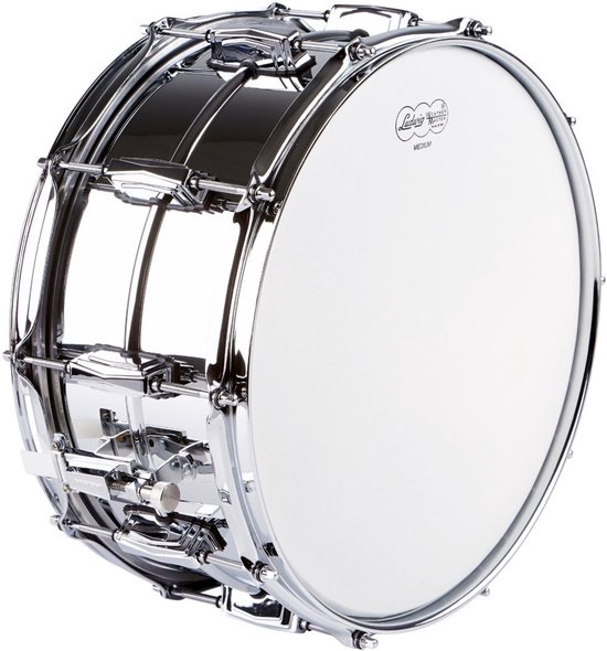 Ludwig Supra Phonic Snare LB402B, 14"x6,5", Chrome over Brass - Snare ...