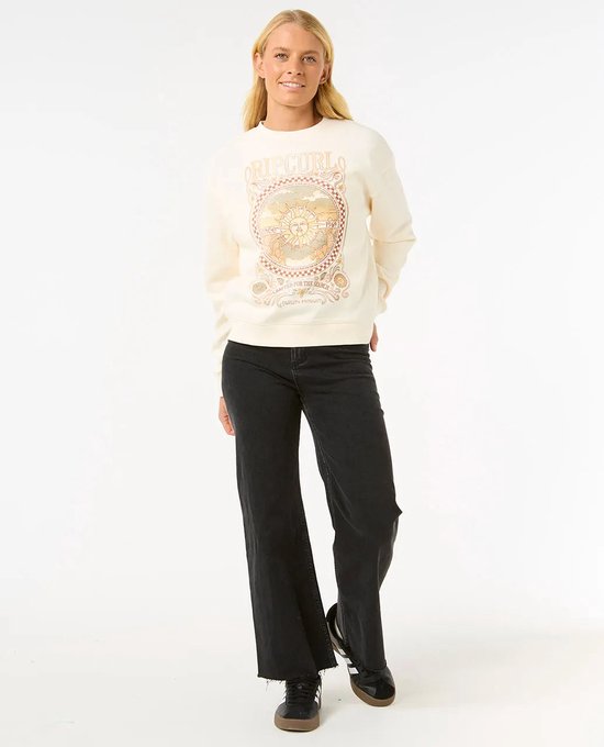 Rip Curl Luna Relaxed Crew - Bone | bol