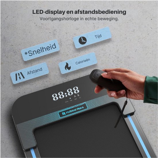 Home Walking Loopband Wandelpad Onder Bureau, Compacte Loopbanden voor ...