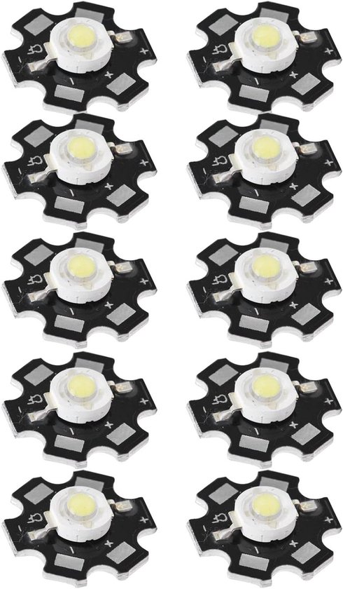 10 stuks ultraheldere LED-chip 3V krachtige lichtgevende diodechips SMD ...