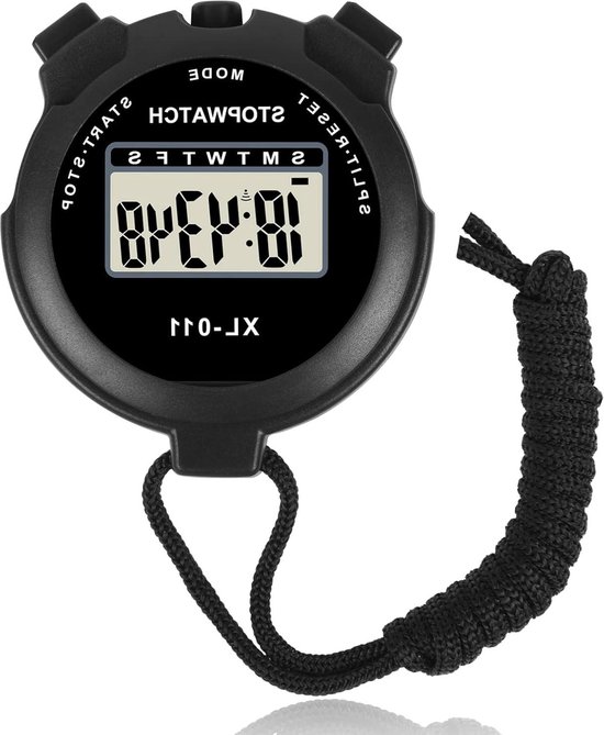 Multifunctionele Sport Stopwatch Timer - Groot Display Single Lap-Split ...