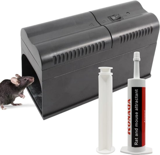 Ronada Elektrische Muizenval inclusief Anijs Lokstof – Effectieve ...