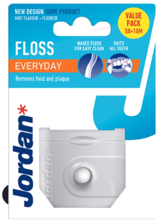 Jordan - Floss Everyday - Tandfloss - 60 meter - Voordeelverpakking ...