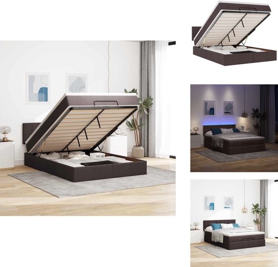 vidaXL Ottomaanse Bed - Ottomaanse Bedden - Bed - Bed Met Opbergruimte ...