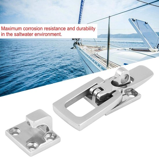 Boot Latch Fastener 70mm RVS Anti-Rattle Marine Locker Hatch Klem ...