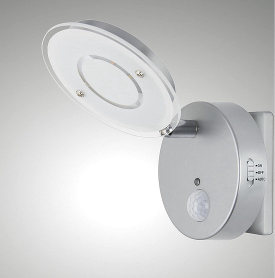 LED nachtlampje met bewegingssensor - automatische verlichting - zilver ...