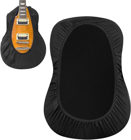Premium Black Guitar Dust Cover - Portable Sleeve Cover for Gibson ...