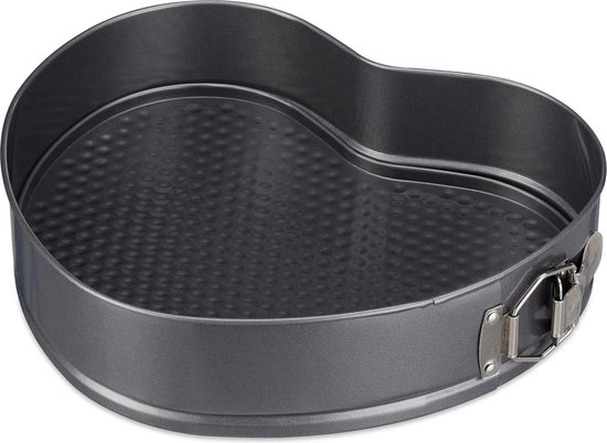 XL Springvorm Hart - Antikleef Bakvorm - 1 stuk - Antraciet ...