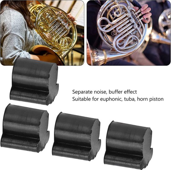 Rubberen Pad Roterende Klep - Geluidsbestendig - Voor Euphonic Tuba - 7 ...
