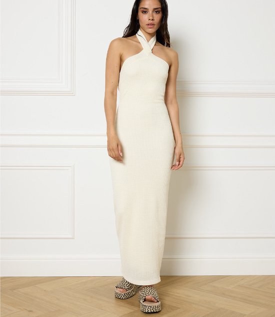 Refined Department Jurk Riva Ladies Knitted Long Dress R2406390570 001 ...