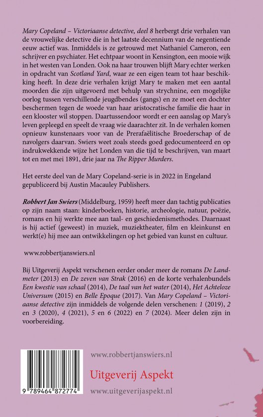 Victoriaanse detective 8 - Mary Copeland, Robbert Jan Swiers | 9789464872774 | Boeken | bol