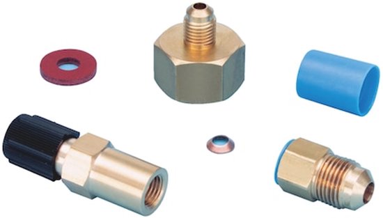 Wurth - Demontage-adapter set R134a Voor herbruikbare R134a ...