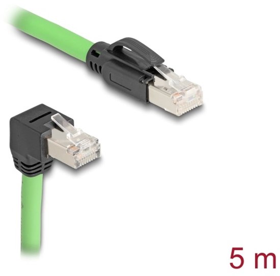Delock RJ45 Network Cable Cat.6A plug to plug downwards angled SF/UTP suitable for... | bol