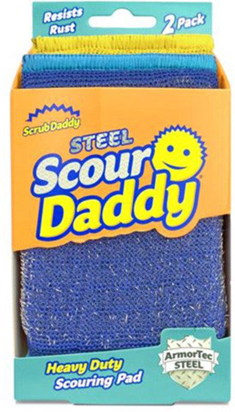 Scrub Daddy Scour Daddy Staal 2 stuks | bol