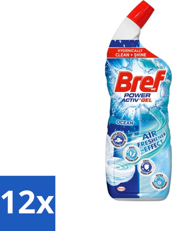 Bref WC - Power Activ+ - Toiletreiniger - Anti-Kalk - Oceaan - 700 ml ...