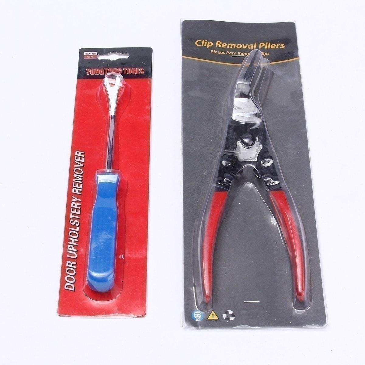Car Door Card Panel Trim bekleding Remover & Clip Removal Tangen Pry ... Car Door Card Panel Trim bekleding Remover & Clip Removal Tangen Pry ...