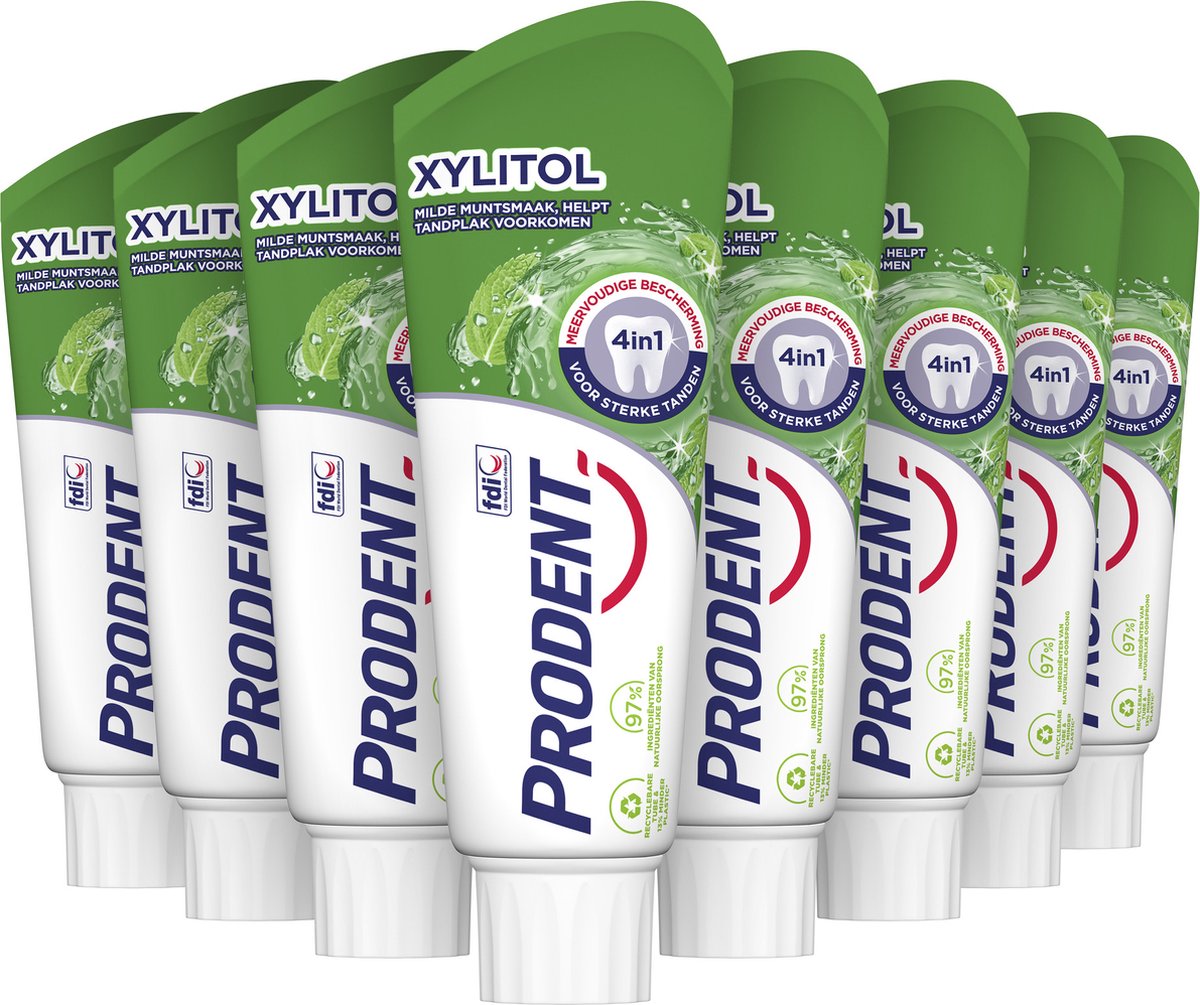 Prodent Xylitol Tandpasta - 12 x 75 ml - Voordeelverpakking | bol
