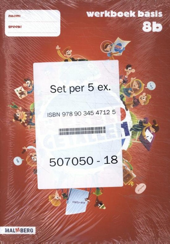 De Wereld in Getallen (5 ex) 8B Werkboek basis | 9789034547125 | Sjoerd Huitema | Boeken | bol.com