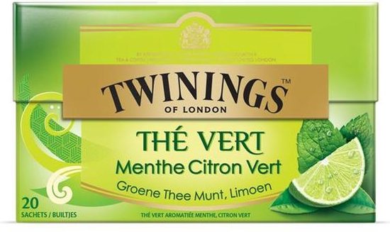 Twinings Groene Thee Munt en Limoen 20 zakjes | bol.com