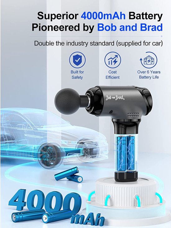 Plugstore - Massagegeweer, Bob and Brad T2 Massage Gun Percussie Deep ...