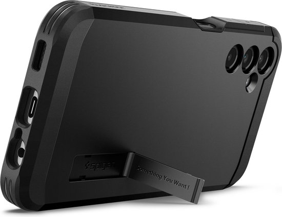 Spigen Tough Armor Backcover geschikt voor Samsung Galaxy A14 (4G) hoesje - Zwart | bol