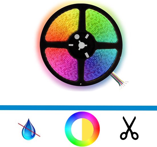 LED Strip RGBWW+W - 5 meter los - type 5050 (RGB+CCT) -12V - 60 Led/m | bol