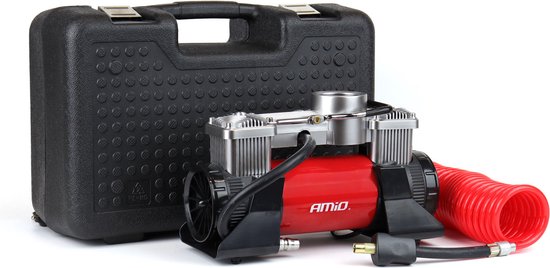 Auto luchtcompressor 2-cilinder - 12V | bol