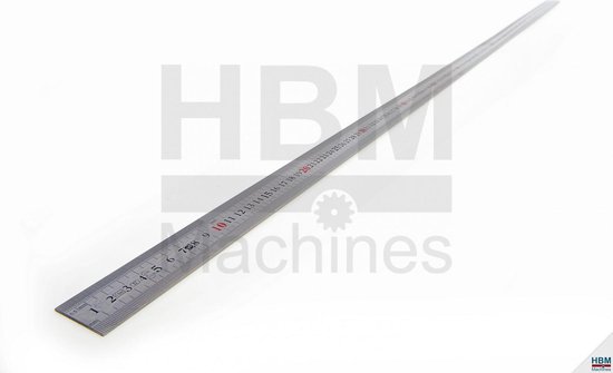 HBM 1000 mm RVS Liniaal - Meetlat | bol