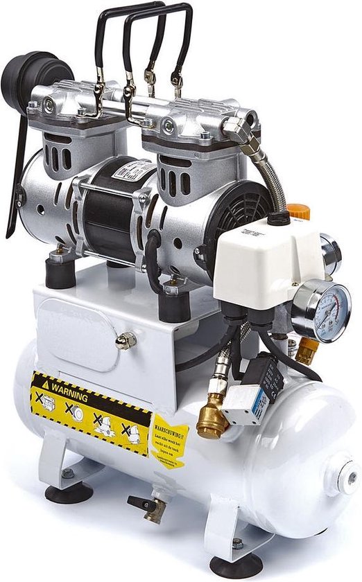 HBM 6 Liter Professionele Low Noise Compressor | bol