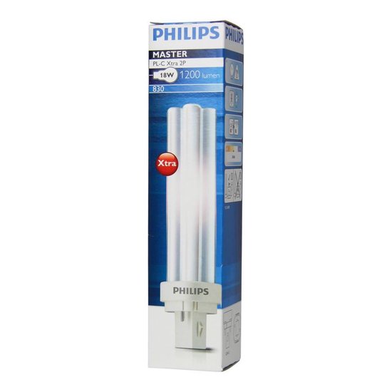 Philips MASTER PL-C Xtra 26W - 830 Warm Wit | 2 Pin | bol.com