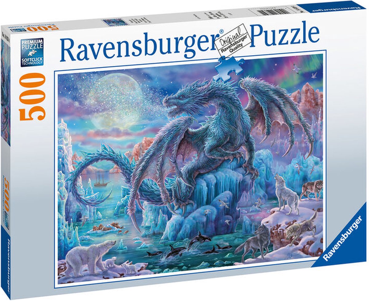 Ravensburger puzzel Mystieke draken - legpuzzel - 500 stukjes | bol.com