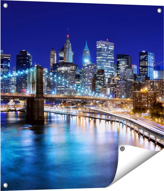 Gards Tuinposter Skyline New York in het Centrum - 70x70 cm - Tuindoek ...
