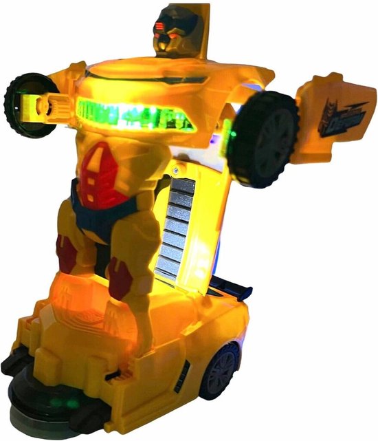 Robot car - Transform robot in car - 2in1 - robot en auto - rijdt ...
