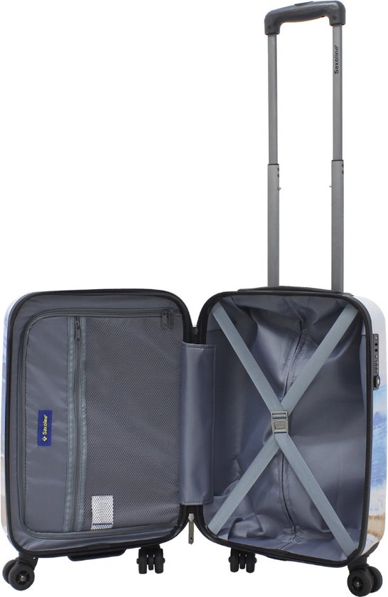 Saxoline Koffer / Reiskoffer / Trolley - 54 cm - 28 Liter - ABS - Black ...