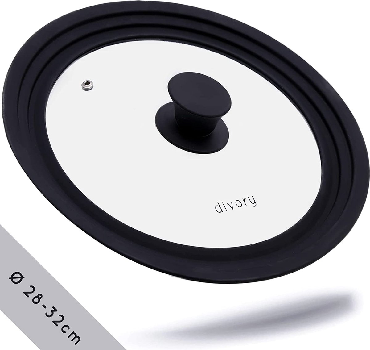 Universele deksels 28, 30 en 32 cm deksels glazen deksels met ...