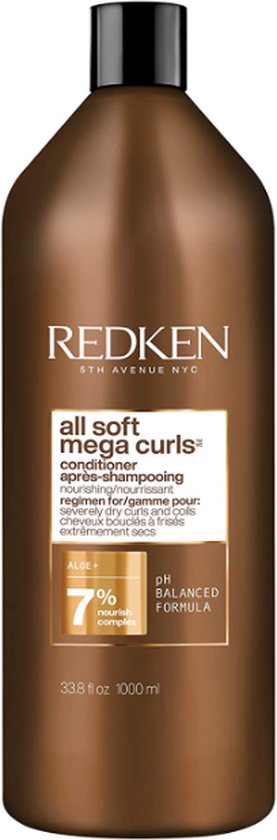 Redken - All Soft Mega Curls Conditioner - 1000ml | bol.com