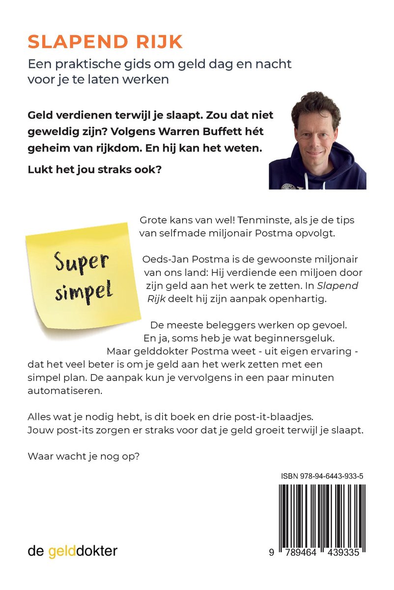Slapend Rijk - Geld verdienen terwijl je slaapt - Oeds-Jan Postma boek ...