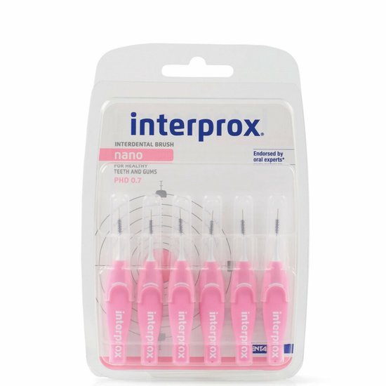 3x Interprox Ragers Nano Roze PHD 0.7 6 stuks | bol