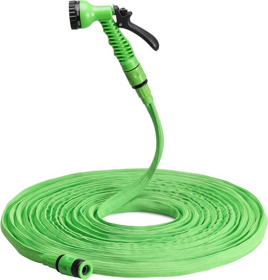 Garden Hose - Flexible 15 to 30 m - Stretchable Water Hose with 7-Function Spray... | bol