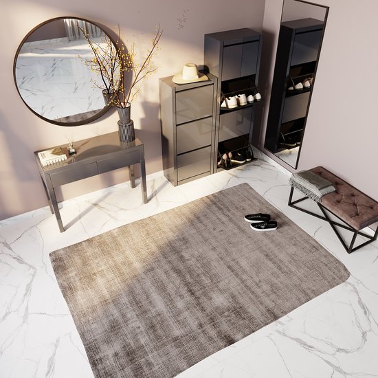 Kare Bank Crossover Grey Black 90x40cm | bol