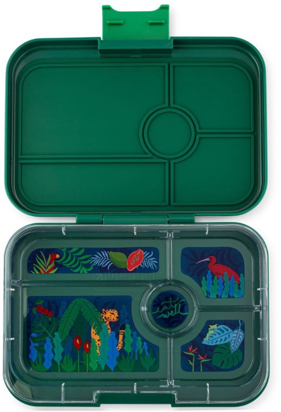Yumbox Tapas XL - lekvrije Bento box lunchbox - 5 vakken - Greenwich ...