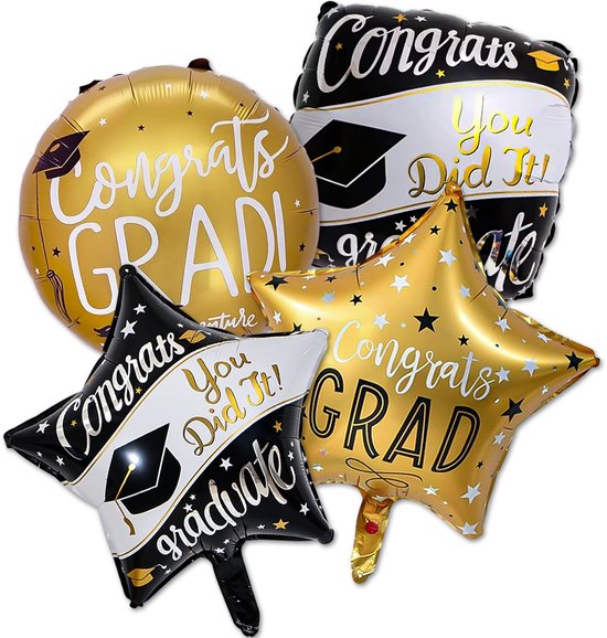 BTH - Ballon - Geslaagd Versiering - Ballonnen - Graduation Ballonnen ...
