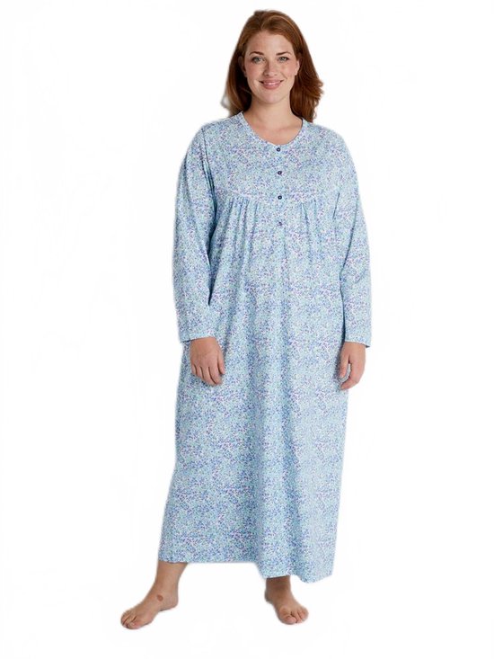 Chemise de nuit longue avec imprimé en coton | bol