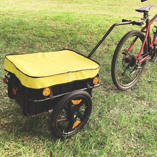 Fietskar voor Transport | 68 Liter - Fietswagen met Handgreep ...