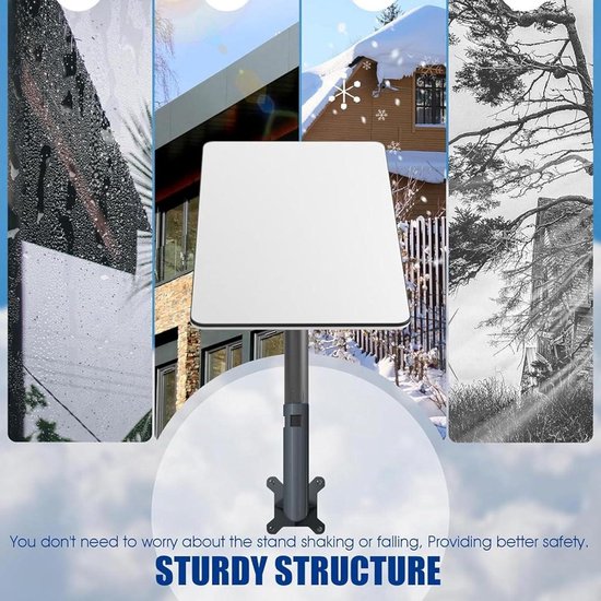 - Internet Kit Satellite Wall Post Roof Mount- Long Wall Mounted ...