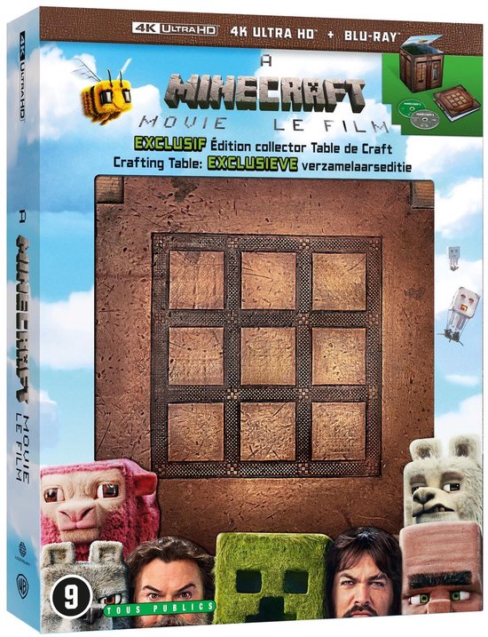 A Minecraft Movie (4K Ultra HD Blu-ray) (Limited Edition), Jack Black ...