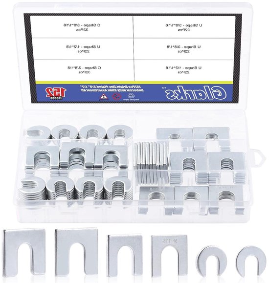 152 Stks 3/8 "1/2" Universele Body Shim Assortiment Kit voor het ...