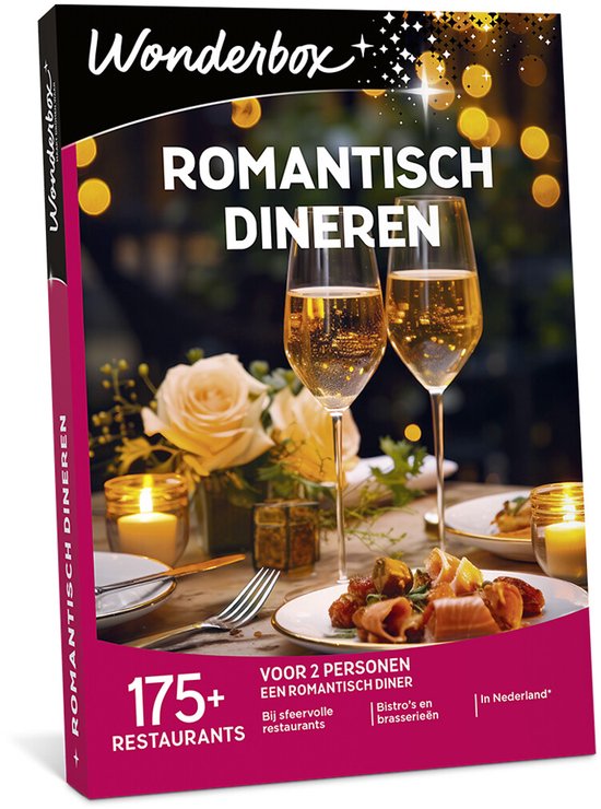 Wonderbox Cadeaubon - Romantisch Dineren | bol