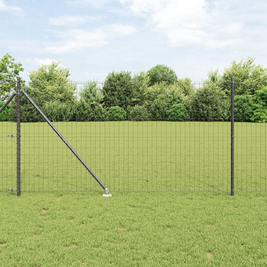 vidaXL - Euro - Fence - met - 7 - Piketpalen - 1,4 - x - 10 - m ...